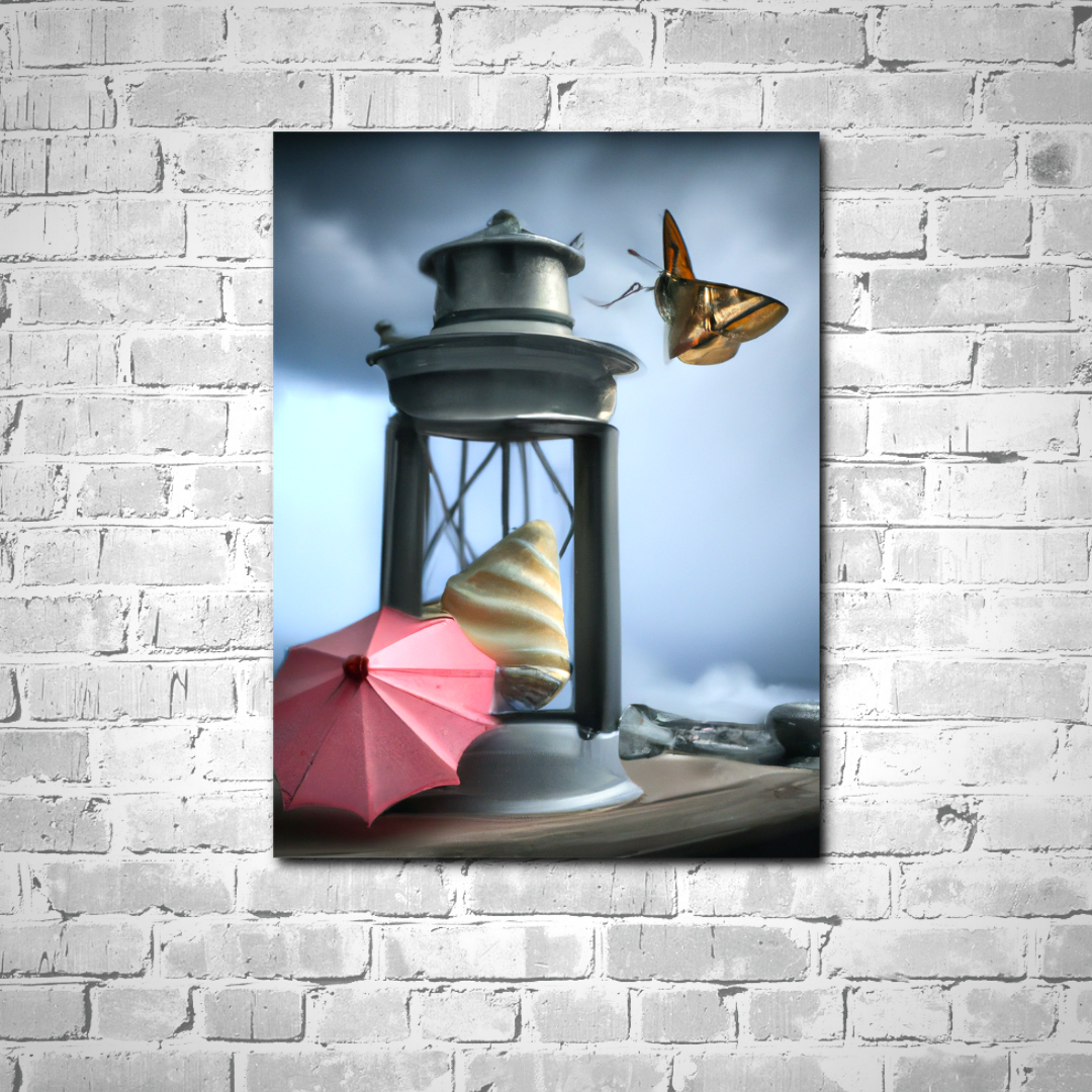 LIGHTHOUSE BUTTERFLY - banksy.ai
